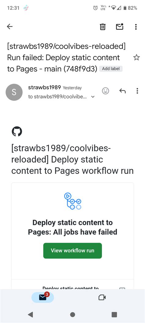 Website Not Deploying Rgithub