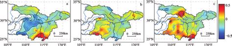 Spatial Distribution Of Linear Correlation Coefficients Between Summer