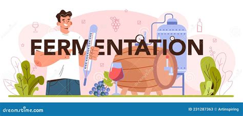 Yeast Fermentation Process Principle For Drinks And Food Outline
