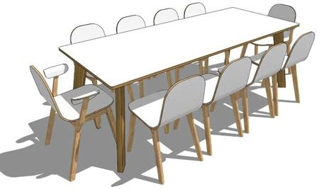 Sketchup Model 17 Skp Components Ideas To Save Today Warehouse Minimal Dining And More