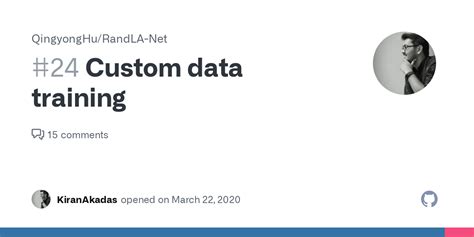 custom data training · issue 24 · qingyonghu randla net · github