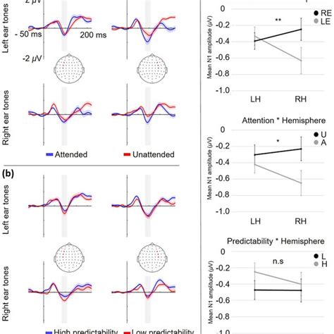 Illustration Of Results From The N1 Analysis At Midline Electrodes A