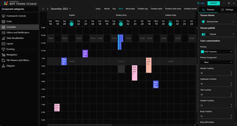 WPF Theme Studio Theme Editor Syncfusion