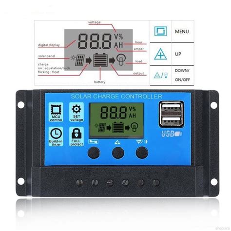 A A AOriginal Aideepen PWM Solar Charge Controller Battery Regulator For Solar Panel