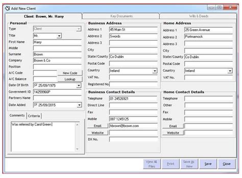 Linking A Client To A File