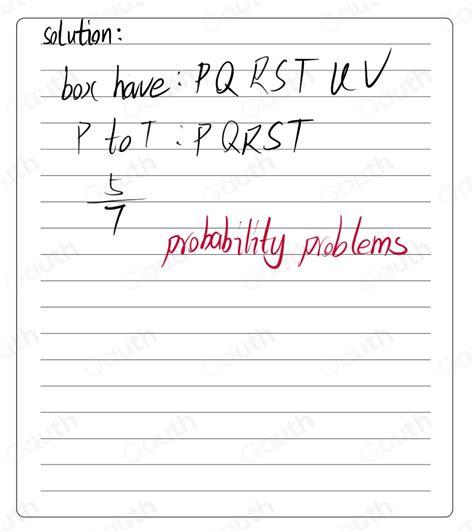 Solved A Box Contains Eight Cards Labeled P Q R S T U V And W