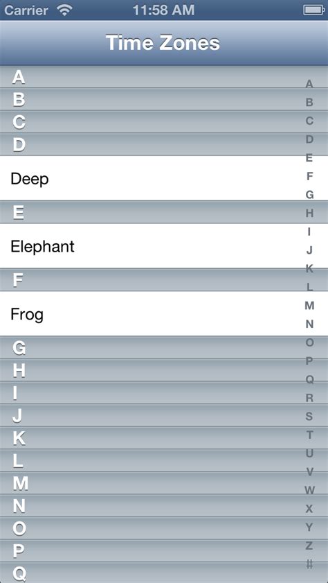 Iphone How To Show Table Section Titles In Ios 6 Stack Overflow