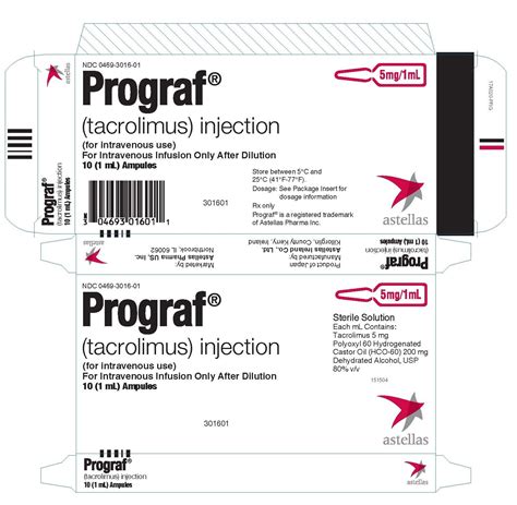 Prograf Package Insert Prescribing Information Prograf Package Insert Prescribing Information