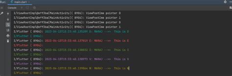 A Lite Log Utility For The Flutter