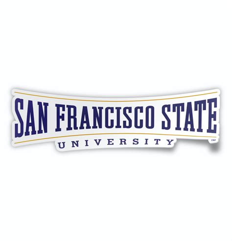 Collegiate Car Decals Nudge Printing Tagged San Francisco State
