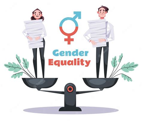 Premium Vector Gender Equality Man Woman Tolerance Opportunity