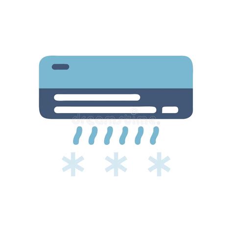 Efficient Air Conditioning Symbol Illustration Stock Illustration