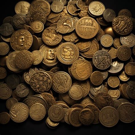 Premium AI Image | Golden Legacies Tracing the Rich History of Currency