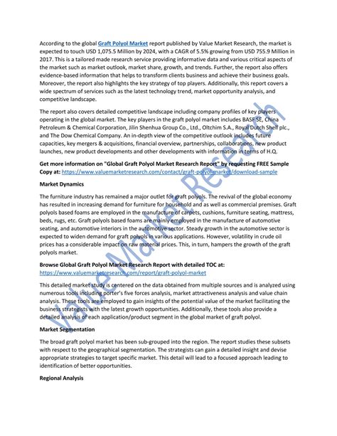 Study Global Graft Polyol Market Size 2017 2024 Global Industry