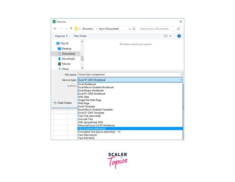How To Save Workbooks In Excel Scaler Topics