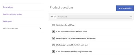 WooCommerce FAQ Plugin Woo Marketplace