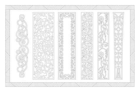 Premium Vector File For Cnc Vector Motifs