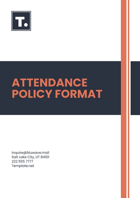 Free Attendance Policy Format Template To Edit Online