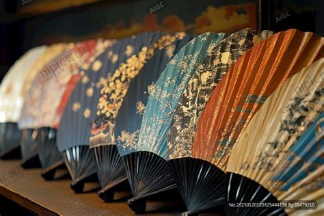 Ai创作图扇文化 精美折扇陈列 日本工艺扇 杭扇 名扇 扇店 文化扇 折扇店面 局扇 折扇店 団扇 非遗传统扇 折扇店橱窗 纸扇展示陈列 油纸