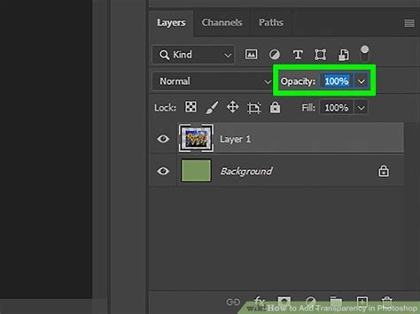Ways To Add Transparency In Photoshop WikiHow