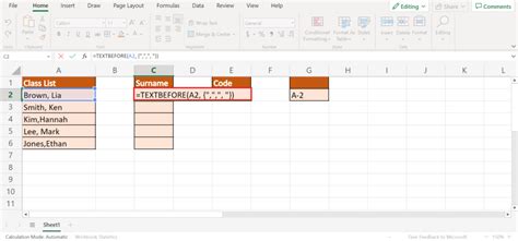 how to use textbefore function in excel sheetaki