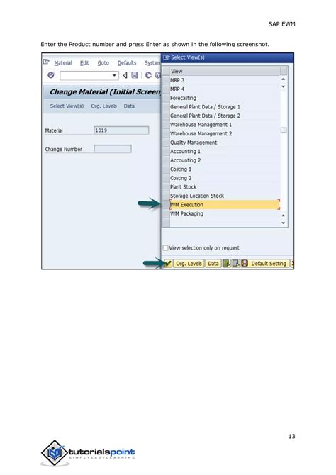 Sap Ewm Tutorial Pdf