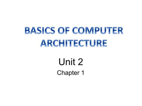 Computer Architecture And Organizationpptx