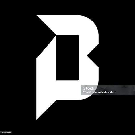 최소한의 Bp 로고 고급 배경에 Pb 편지의 아이콘입니다 Bp 모노그램 이니셜을 기반으로 한 로고 아이디어 전문적인 다양한 문자