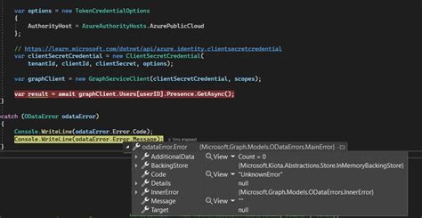 Application Permission For Get Presence Is Still Not Working Microsoft Qanda