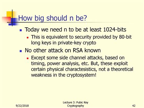 Lecture 3 Public Key Cryptography Ppt Download