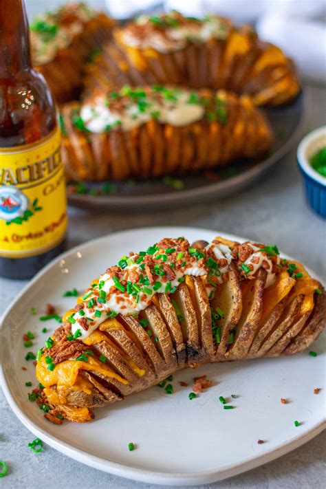 Loaded Hasselback Potatoes Vegan Eat Figs Not Pigs