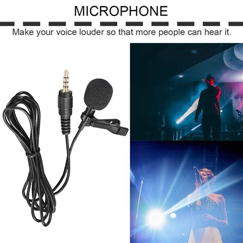 Mini Lavalier Mic Tie Clip Microphones Smart Phone Grandado