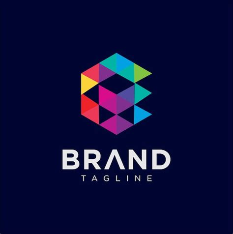 Premium Vector Abstract Colorful Hexagon Logo Polygon Icon