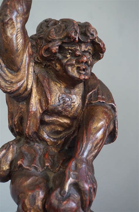 Antique Hand Carved Gothic Style Quasimodo Hunchback Of Notre Dame