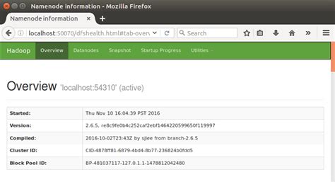 hadoop 2 6 5 installing on ubuntu 16 04 single node cluster 2020