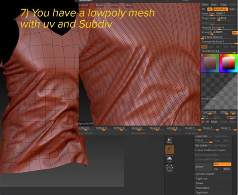 Artstation Tutorial How Make Quad Lowpoly Mesh With Uv And Subdiv