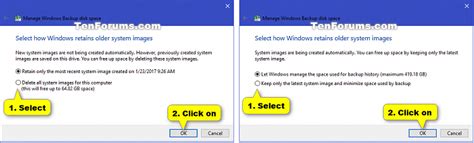 Manage Space For Windows Backup In Windows 10 Tutorials