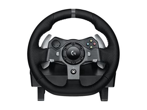 Logitech G Driving Force Racing Wheel For Xbox And Pc Black Newegg Com
