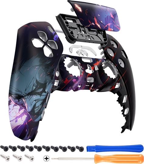 Amazon Com EXtremeRate I M Always Smiling Front Top Shell With Touchpad Compatible With Ps5