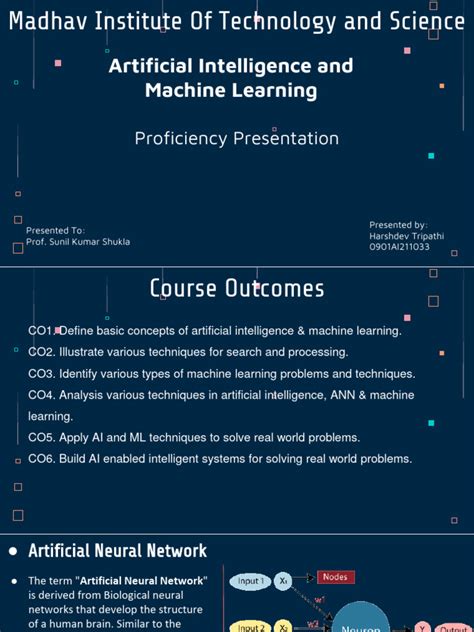 ai and ml ppt pdf artificial neural network neuron