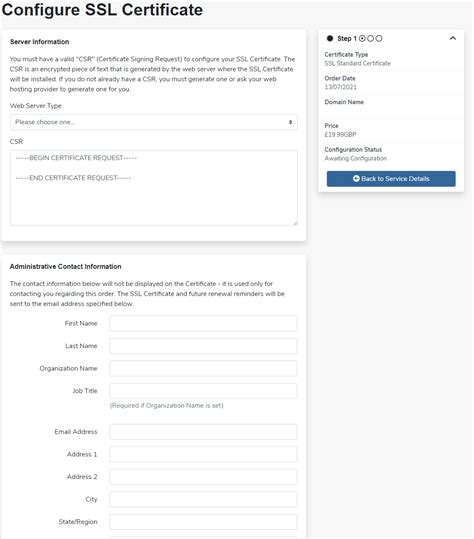 How To Configure An SSL Certificate UWH Support
