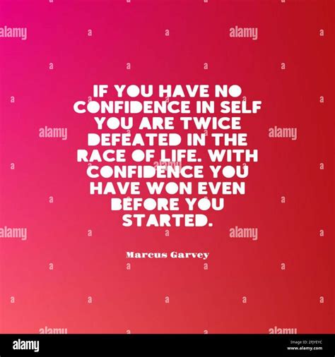 Motivational Interesting Quote About Self Confidence On A Bright Red