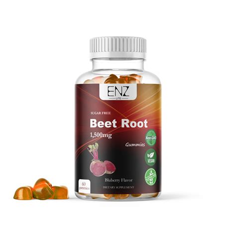 Premium Beet Root Gummies For Heart Health Enz Pharmtech