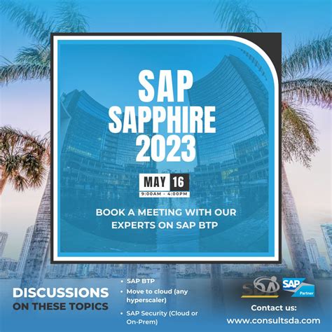 Sda On Linkedin Sap Sapphire