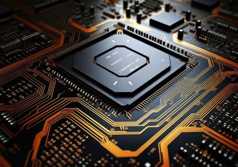 Premium Ai Image Advanced Technology Concept Visualization Circuit Board Cpu Processor