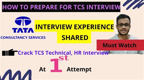 Tcs Employee Shared His Interview Experience2020crack Tcs Interview
