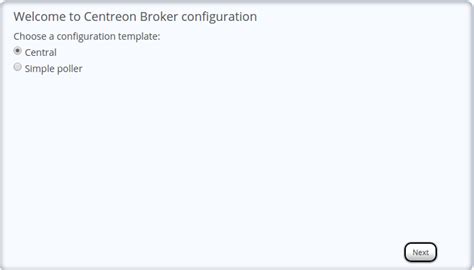 Centreon Broker Configuration Via Wizard — Centreon 28 Documentation