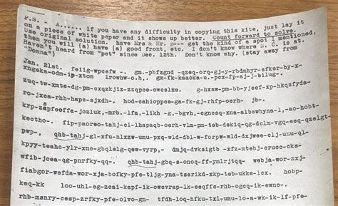 A Cipher Message From A Prison Inmate How Did The Encryption Work