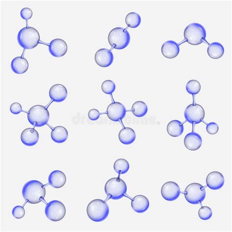 D Oxygen Cell Glass Model DNA Chemical Elements Set Molecular Atom