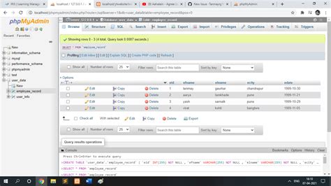 GitHub Tanmayrg Employee Record Form Using SQL And PHP I Have Createed A User Interface